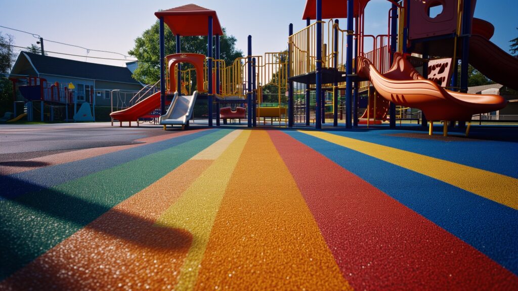 Rubberized Playground Flooring Enhances the Safety and Durability of Playgrounds - Innovative ...