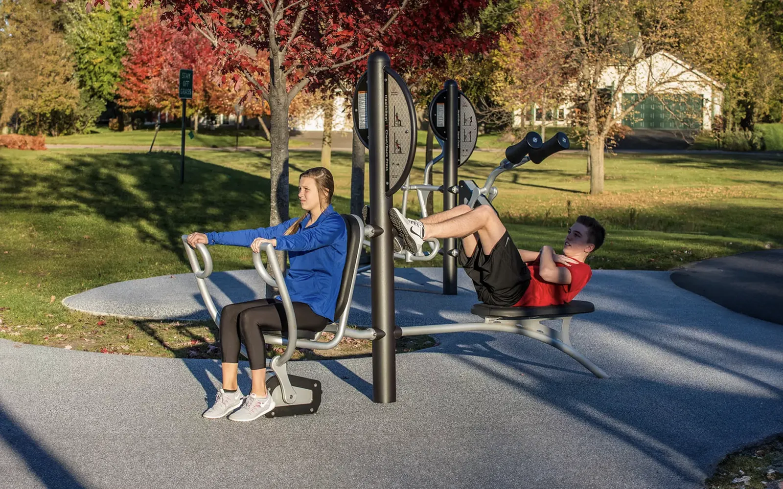 Outdoor Fitness Equipment - Innovative Sport Surfacing